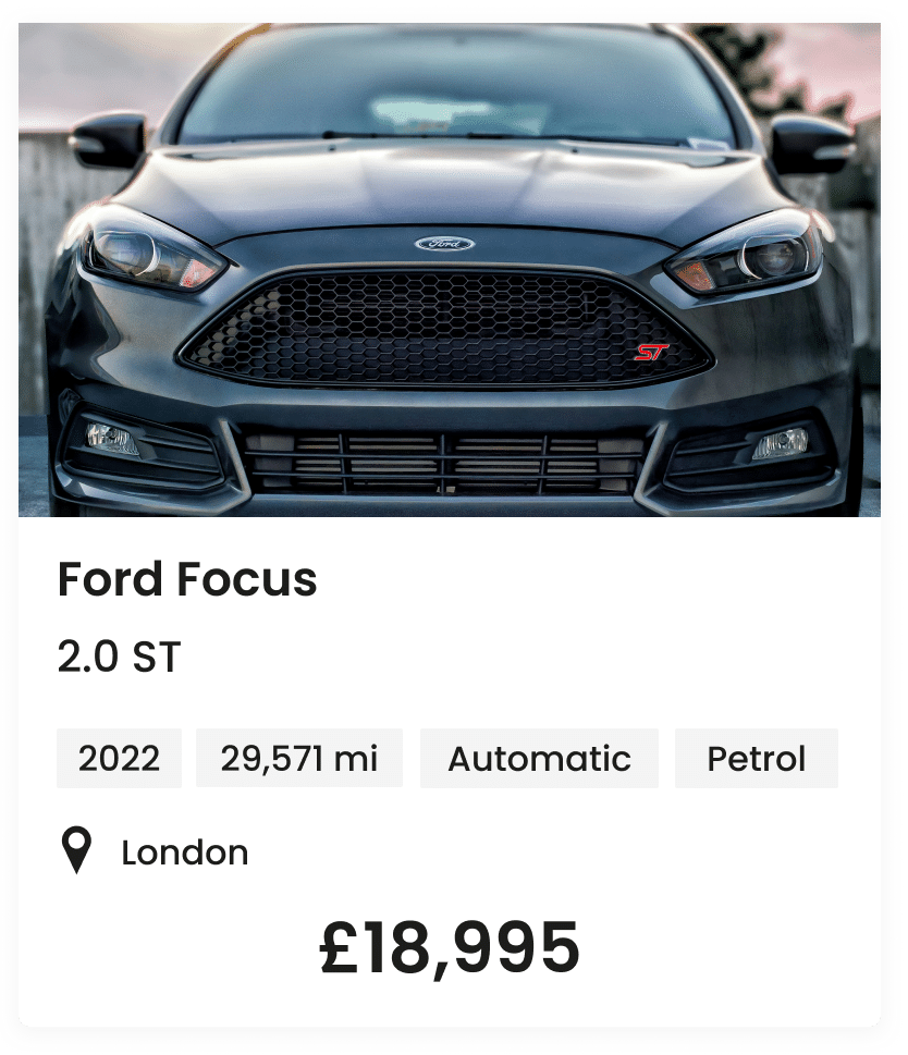 Example Dashboard - Marketcheck